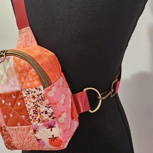 Mav Sling Patchwork Mini Sling Backpack: Ruby Star Society Crossbody ...