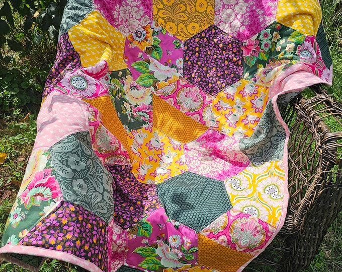Multicolored Lap Quilt - Etsy