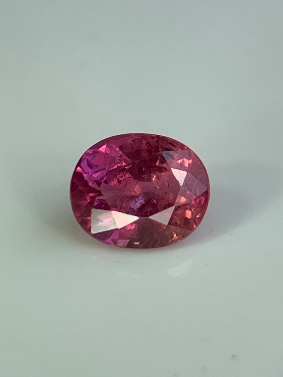 Oval Cut African Ruby Gemstone: 0.76 Carats, Heated Stone - Etsy