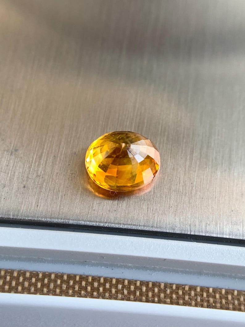 Sri Lanka Yellow Sapphire 1.56 Carats | Heated Loose Gem - Etsy