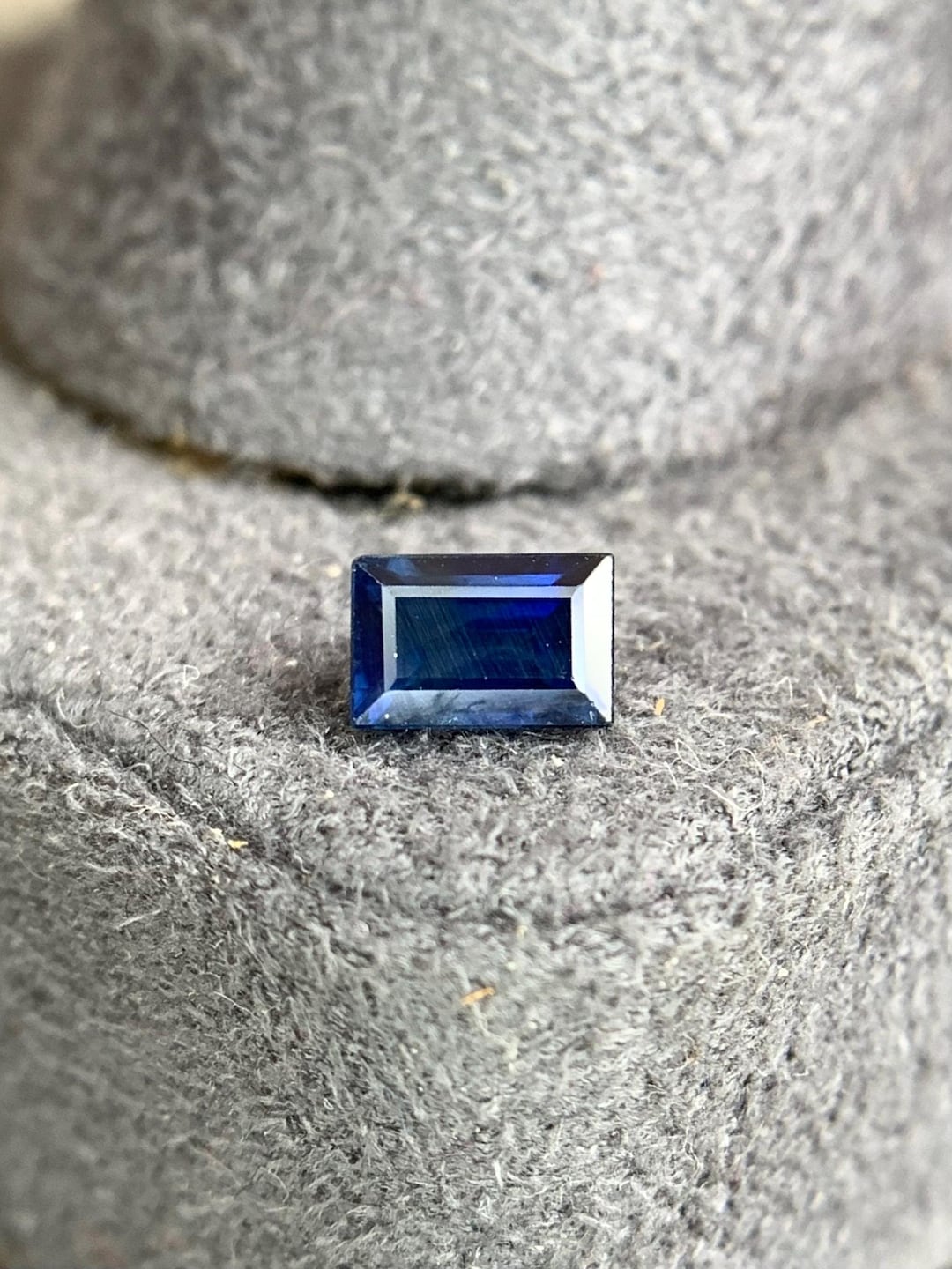 Natural Blue Sapphire Baguette Cut Heated Madagascar Sapphire Loose ...