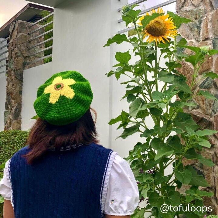 Bloom Bereigh Beret Hat Crochet Pattern by Crocheigh | Etsy