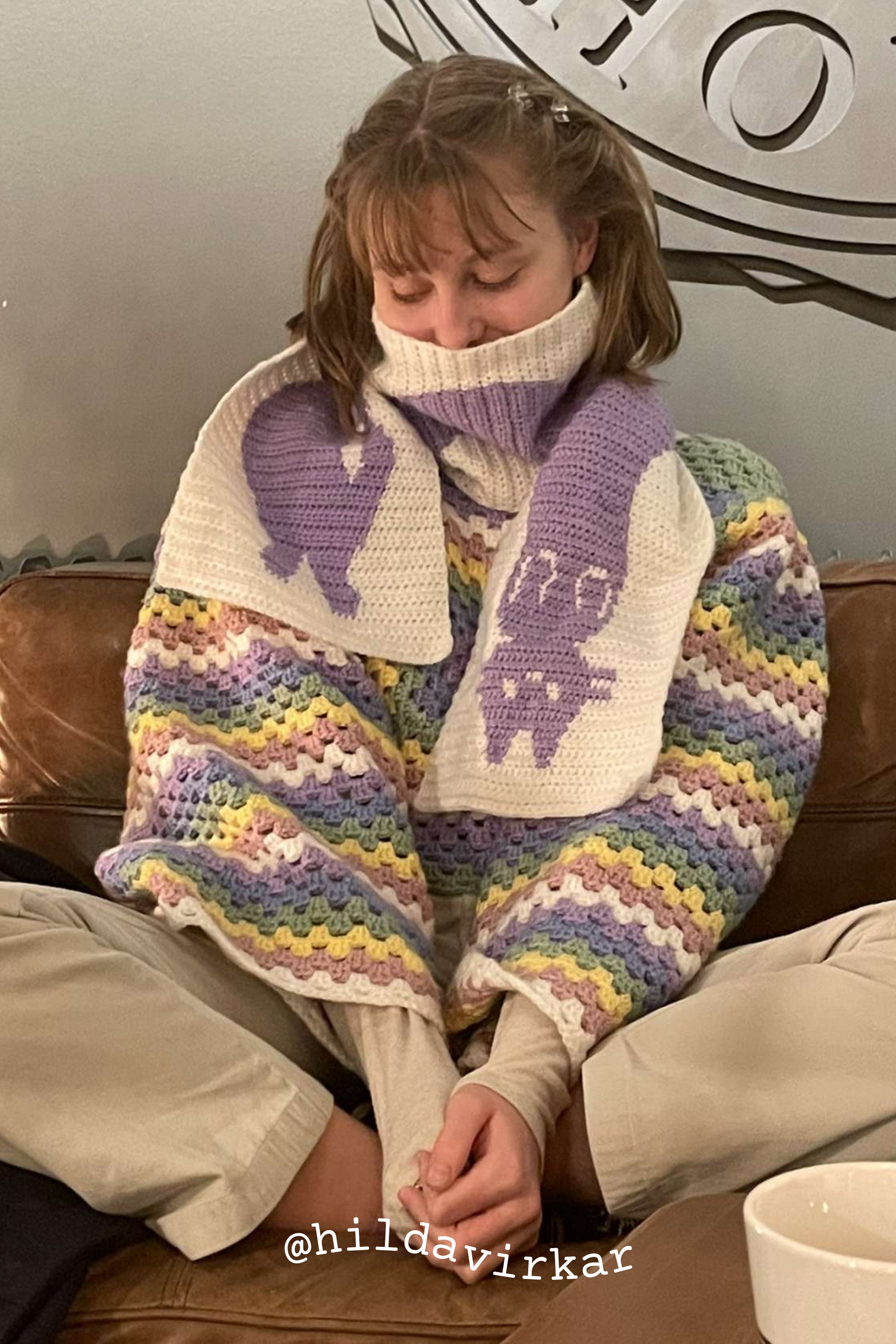 The Squiggly Scarves Winter and Autumn Shawl Accessory Cat - Etsy