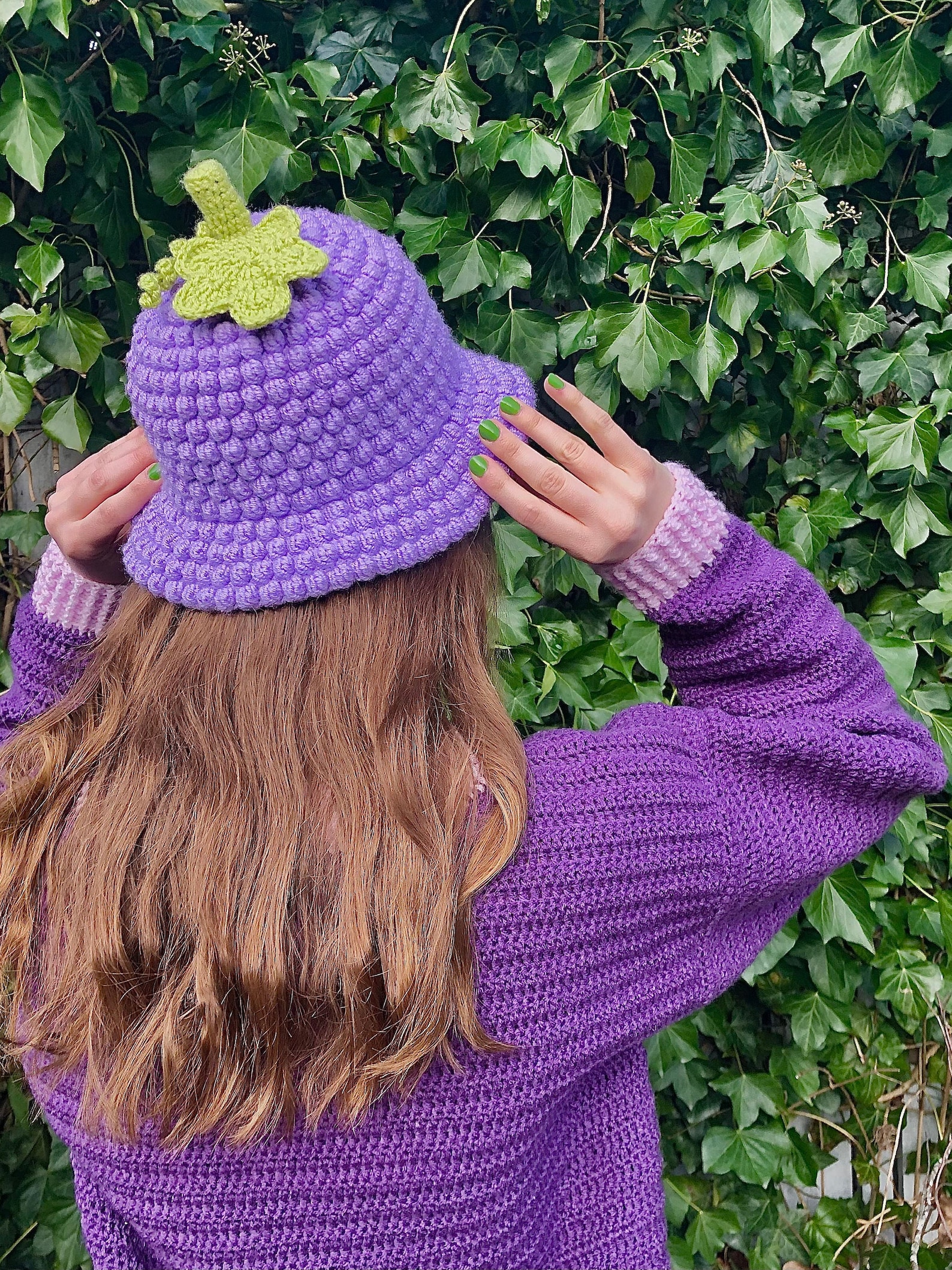 Grape Bucket Hat / Sun Hat Crochet Pattern by Crocheigh - Etsy