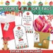 14 Secret Santa Gift Tags + Gift Ideas Editable Printable - Secret ...