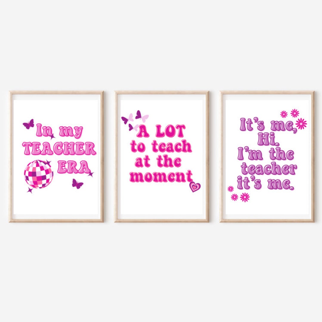 Taylor Swift Decor Poster, Teacher Desk Decor Printable, School ...