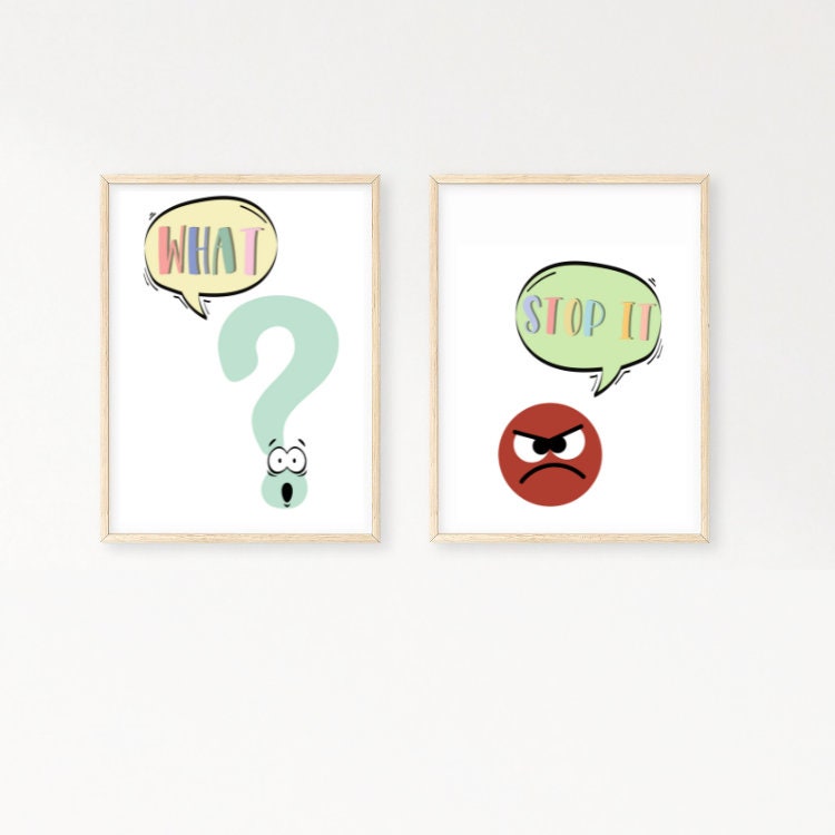 Funny Grammar Teacher Decor Posters, Educational Wall Art, Classroom ...