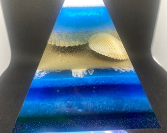 Beach Resin Pyramid - Etsy