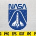 NASA Svg, Nasa Logo Svg, NASA Circle Logo 3 Color Layered SVG Cricut ...