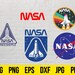NASA Svg, Nasa Logo Svg, NASA Circle Logo 3 Color Layered SVG Cricut ...