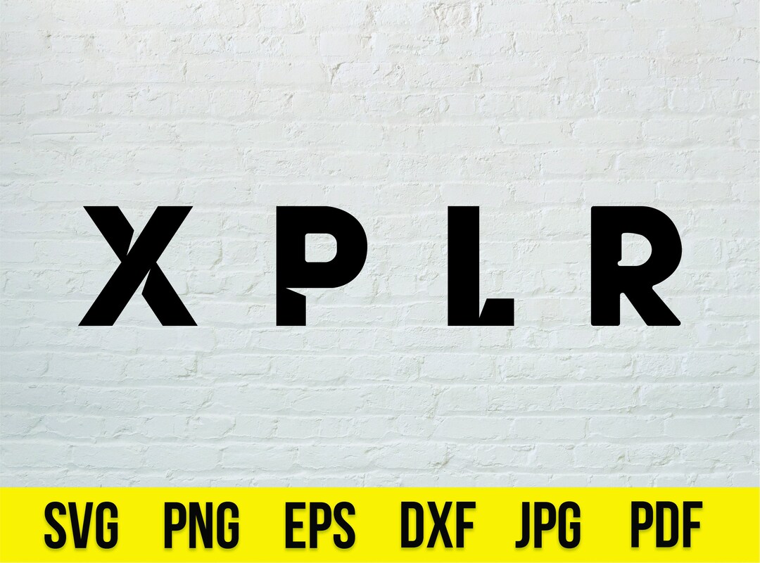 XPLR SVG Sam and Colby XPLR Xplr Logo Xplr Sign Sam Xplr - Etsy UK