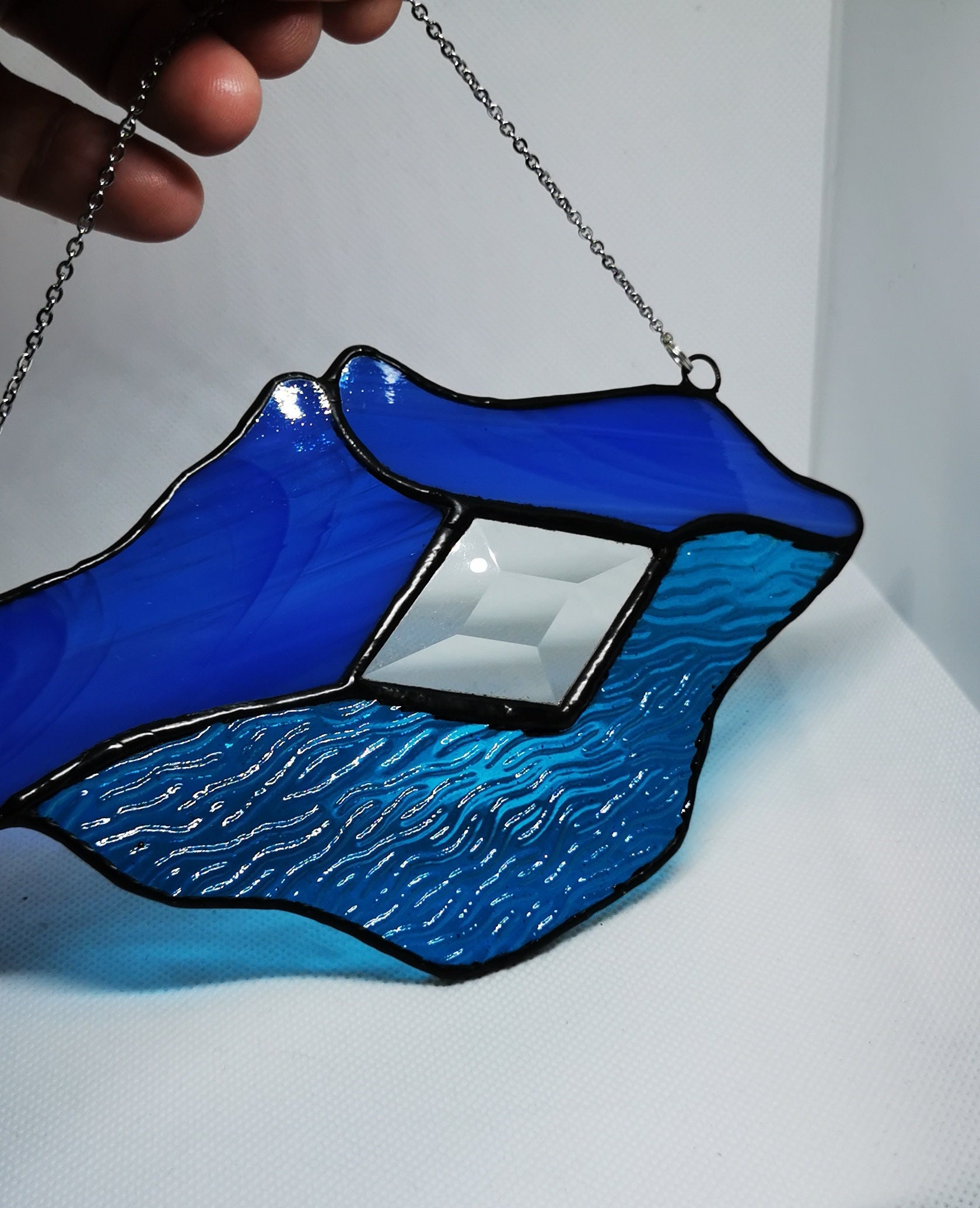 Stained Glass Isle of Wight Isle of Wight Suncatcher Glass - Etsy