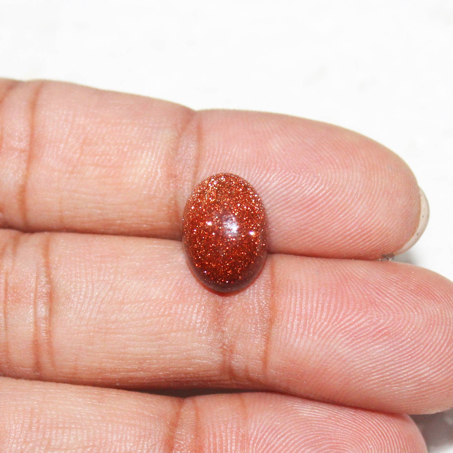 Red Goldstone Gemstone AAA Quality Cabochon Gemstone Size 14x10 Mm Oval ...
