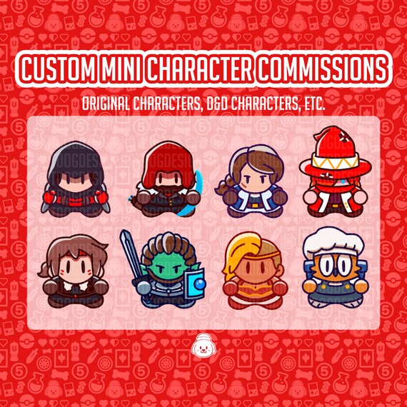 Commissions de mini-personnages personnalisées | Etsy