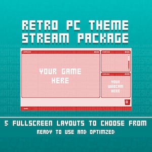 Retro PC Custom Stream Package - Etsy