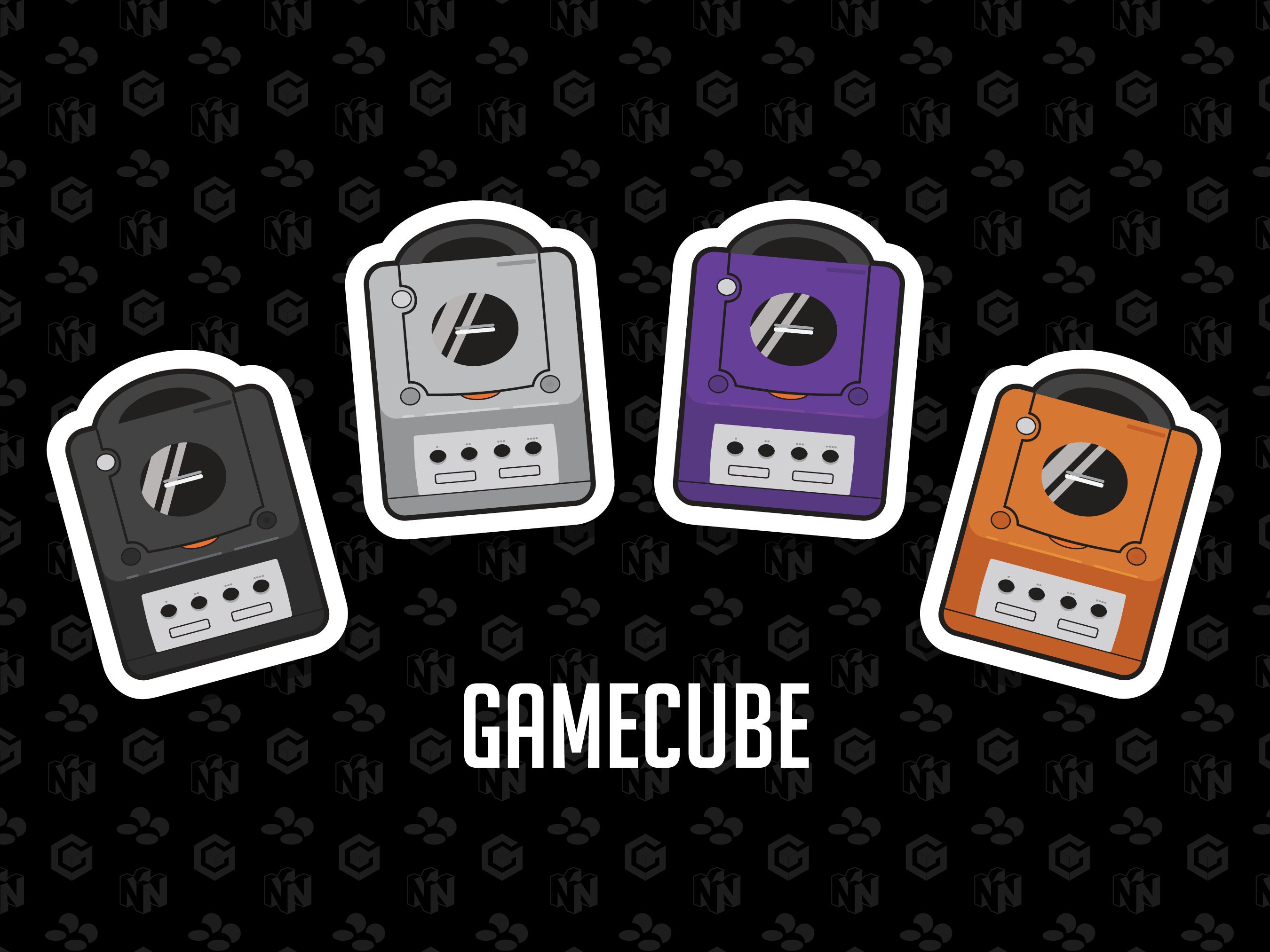 Retro Gaming Console Stickers - Die-cut Vinyl Stickers - Etsy