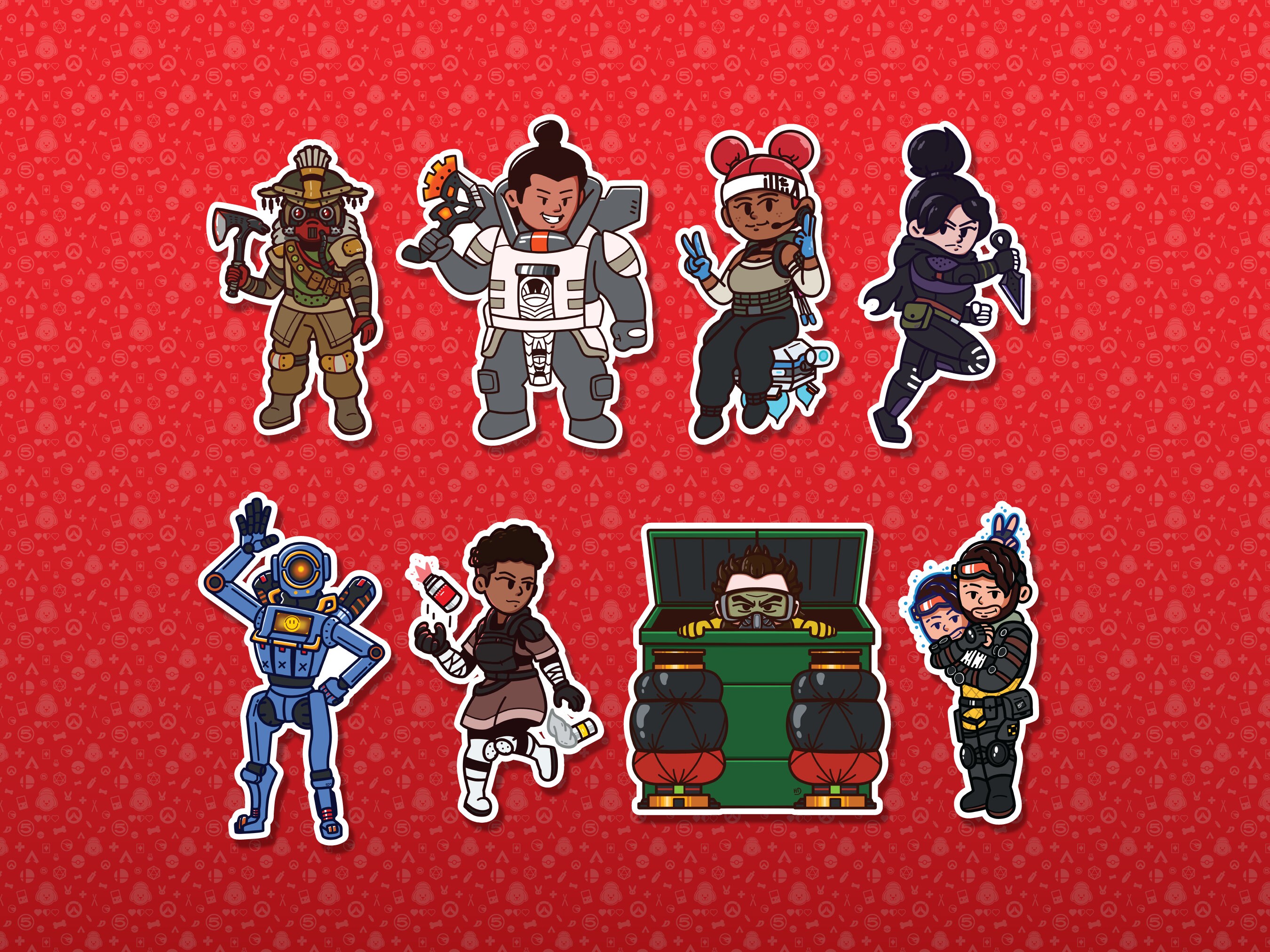 Apex Legends Vinyl Stickers - Etsy