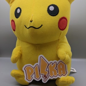 PI/KA - Pokemon Pikachu Inspired Die-cut Vinyl Sticker - Etsy
