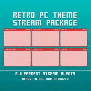 Retro PC Custom Stream Package - Etsy