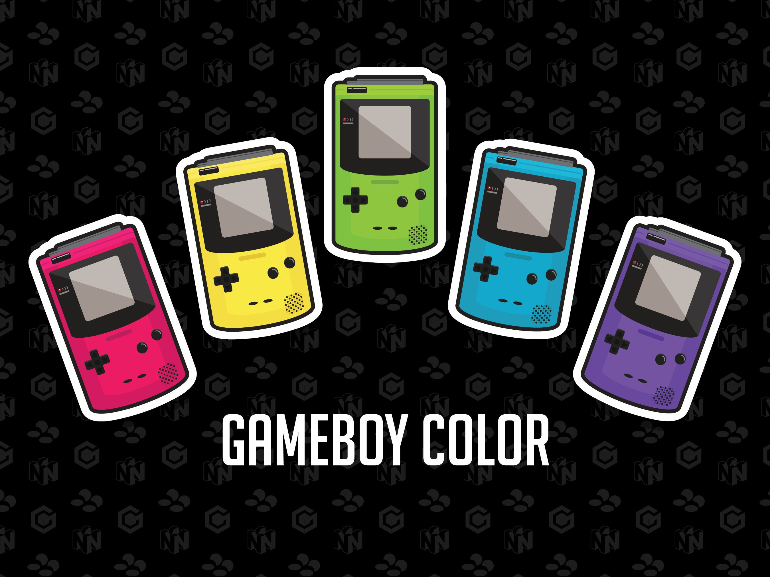 Retro Gaming Console Stickers - Die-cut Vinyl Stickers - Etsy