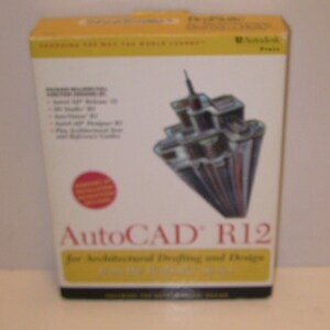 AutoCAD Version R12 Architectural Software From Real Suite | Etsy