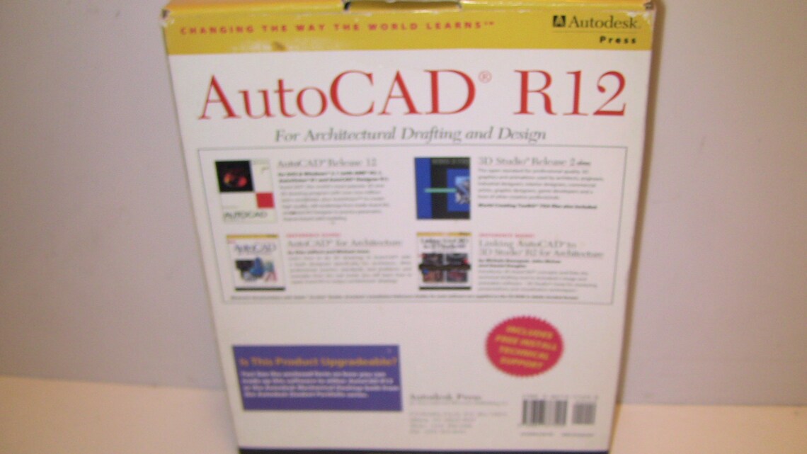 AutoCAD Version R12 Architectural Software From Real Suite | Etsy