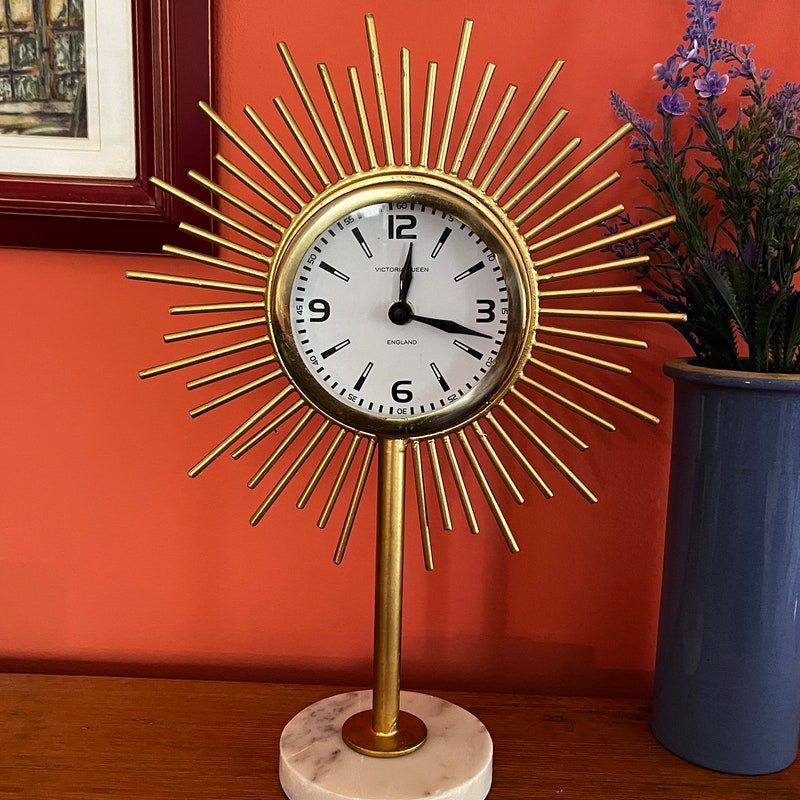 Starburst Clock - Etsy