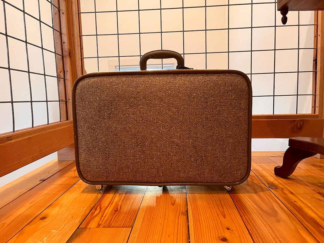 Vintage Overnight Case, Skyway Tweed Luggage, Carry-on Classic Brown ...