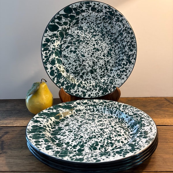 Vintage Enamel Dinnerware - Etsy