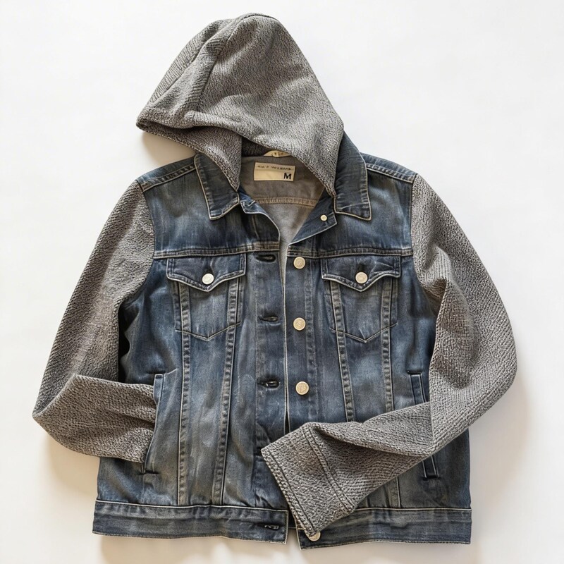 Denim Rag Jacket - Etsy