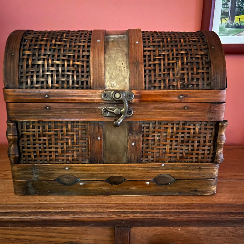 Wood Treasure Chest - Etsy