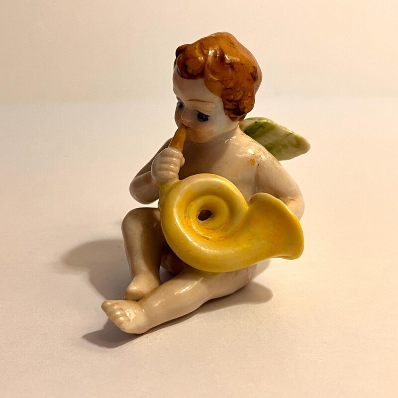 French Porcelain Angel - Etsy