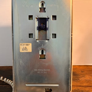 Vintage Rotary Wall Phone, Bell System, Ivory With Long Cord - Etsy