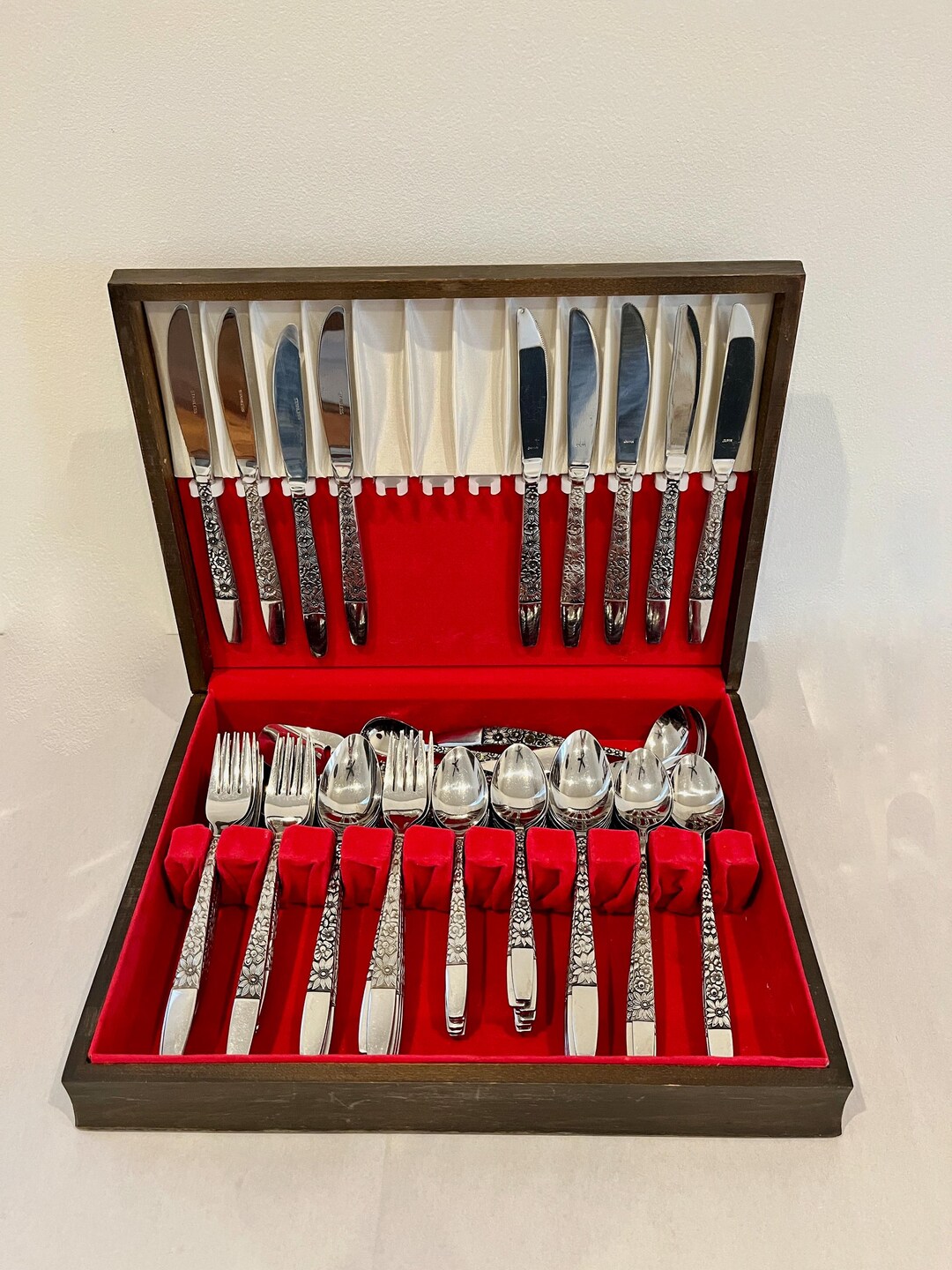 Vintage Botanical Sunflowers/floral Flatware, Stainless Steel SPRING ...