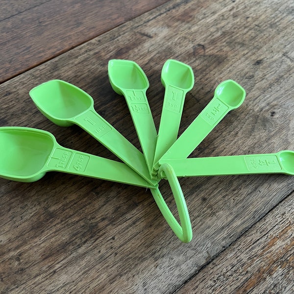 Tupperware Measuring Spoons Set - Etsy