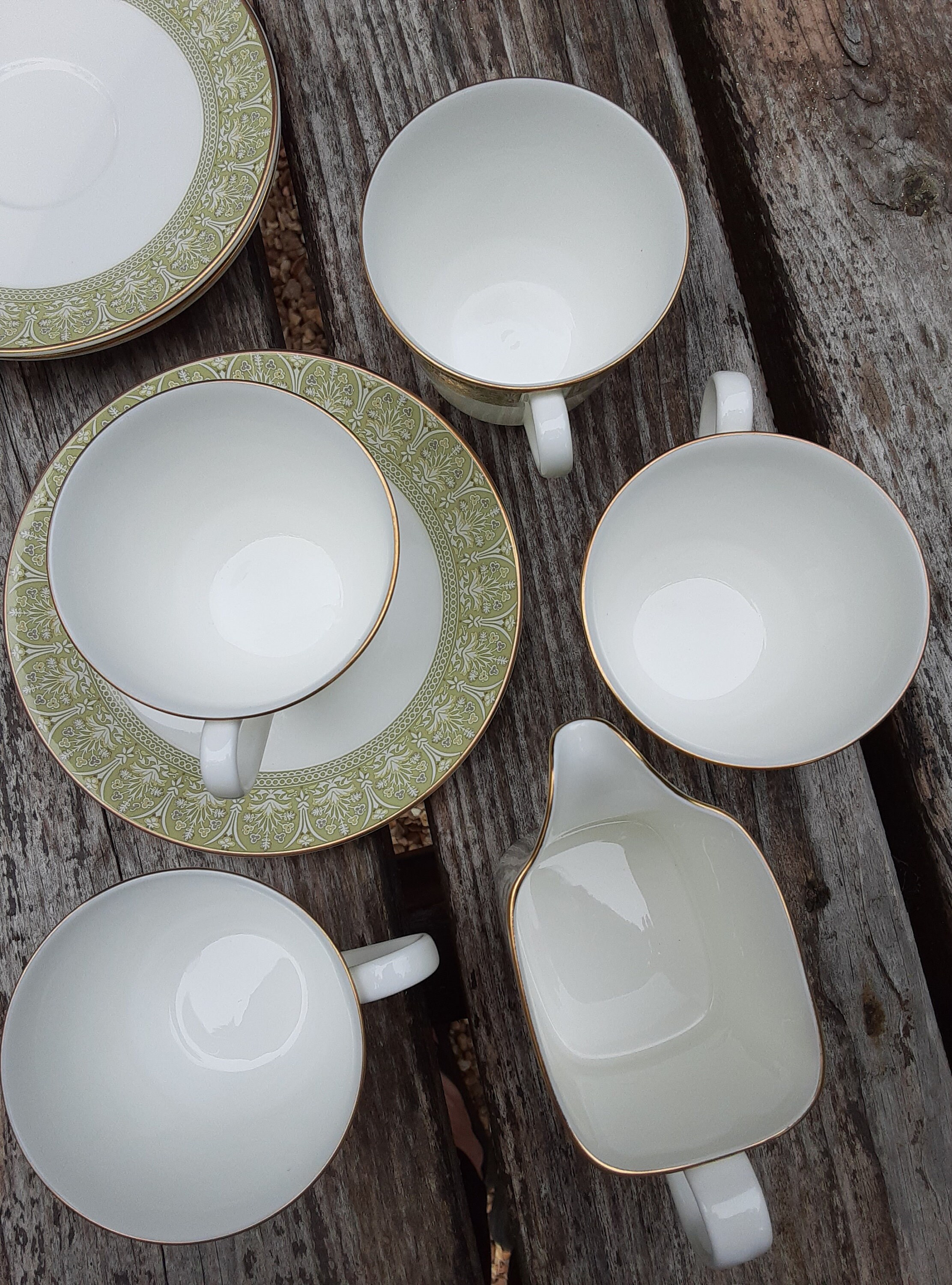 Vintage Teacups Royal Doulton sonnet Pattern - Etsy