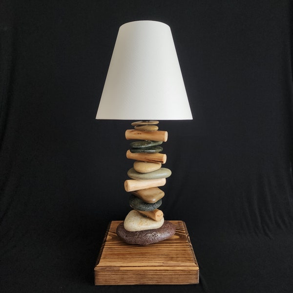 Rock Lamp - Etsy