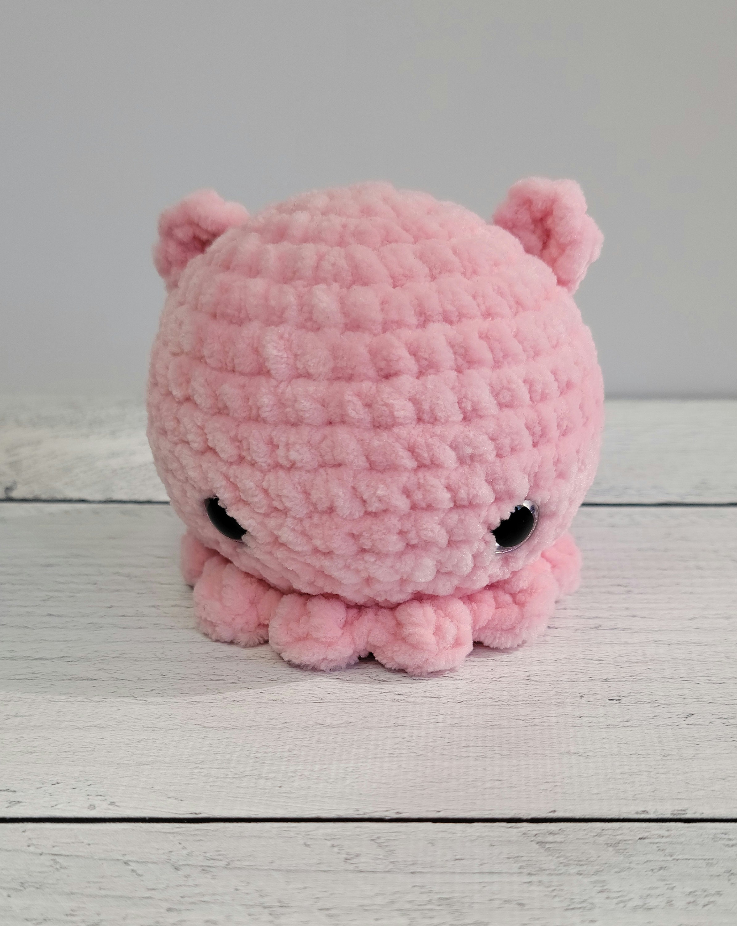 Ready to Ship Crochet Baby Cuddlefish Cuttlefish Plushie Cuddlefish ...