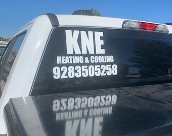 Custom Vinyl Business Decal Business Logo Window Decal - Etsy