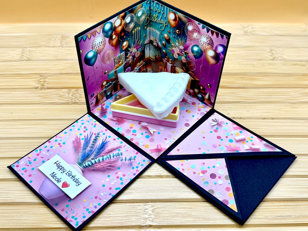 Explosion Box Birthday Happy Birthday Gift Voucher Cash Gift Gift Box ...