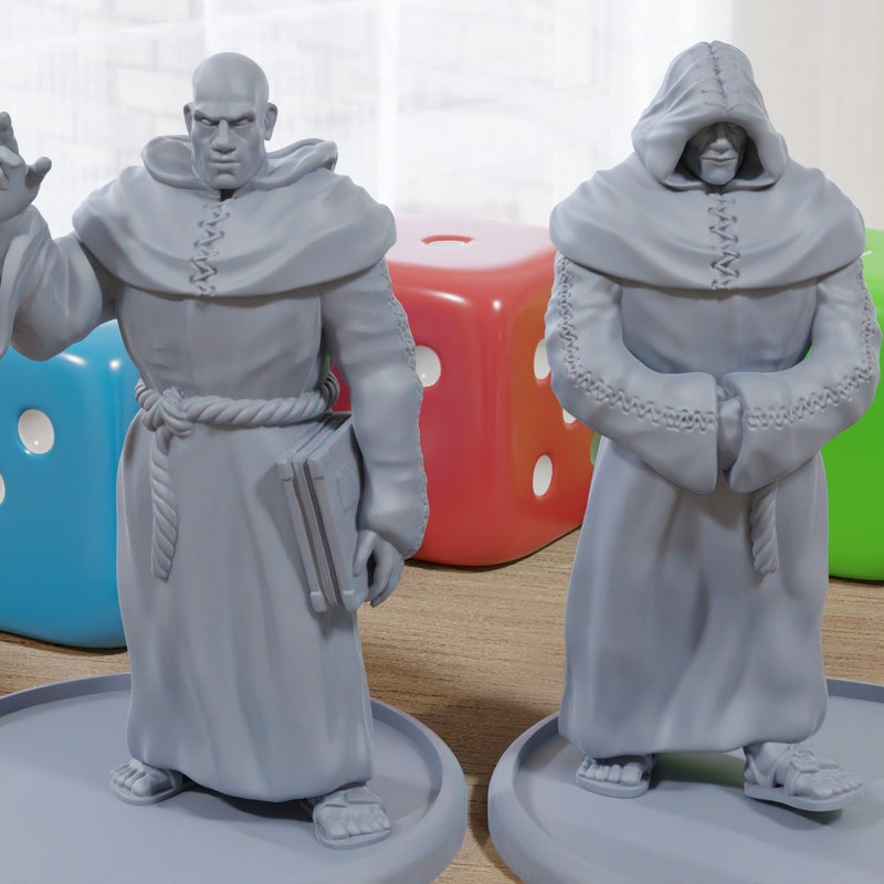 Monk Miniature Medieval - Etsy UK