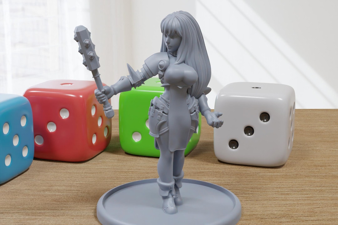 Thalia Maiden Sexy Pinup 3D Printed Minifigures for Fantasy Miniature ...
