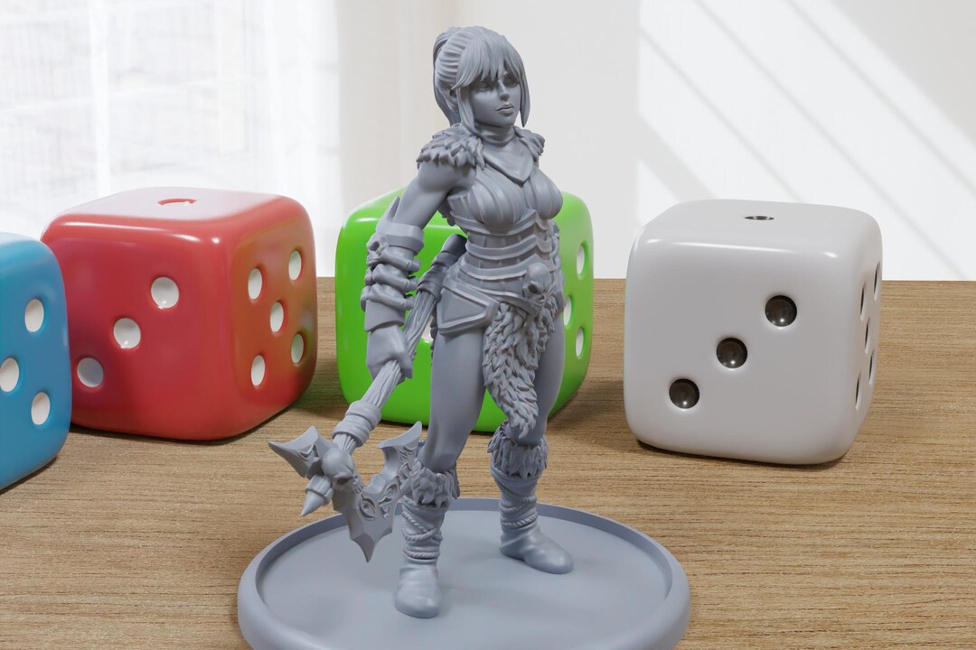 Nyx Maiden Sexy Pinup 3D Printed Minifigures for Fantasy Miniature ...