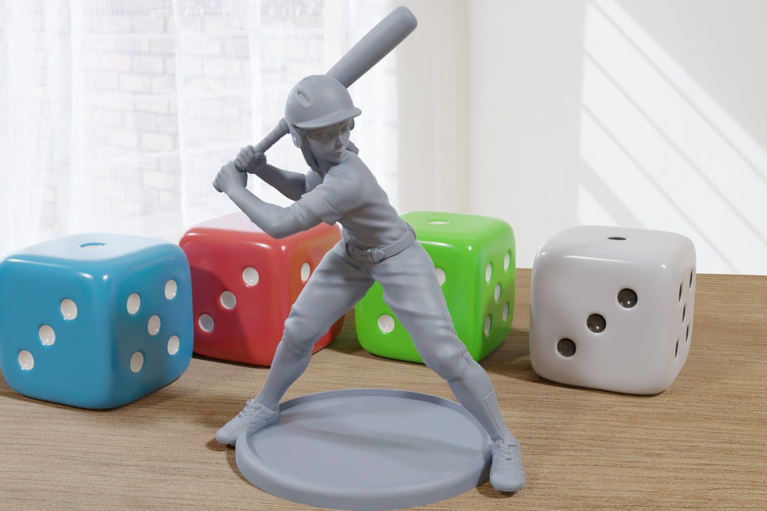 Sports Girl Baseball (1) - Dnd Miniature | Collectible and Rolepaying ...
