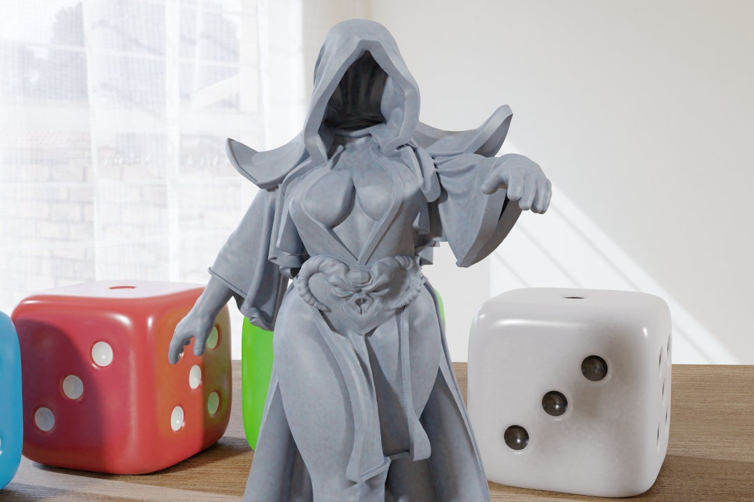 Julia Ghost - 3D Printed Minifigure - Proxy Minis for Dnd, Baldurs Gate ...