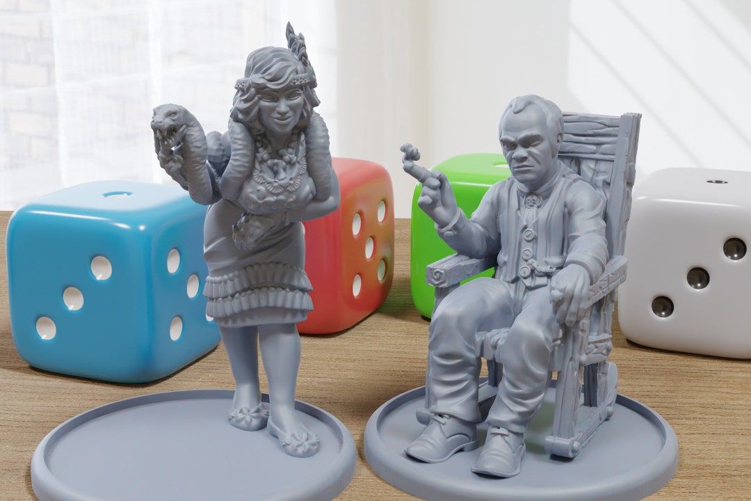 Voodoo Gang - 3D Printed Minifigure - Proxy Minis for Dnd, Baldurs Gate ...