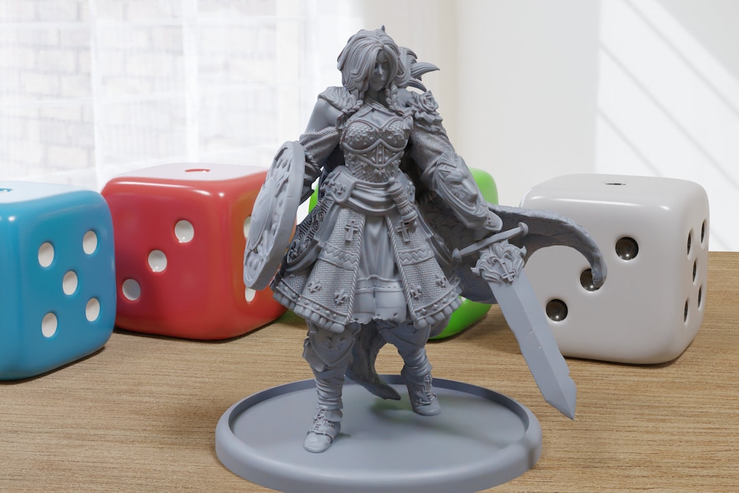 Arturia Sexy Pin-up - 3D Printed Minifigures for Fantasy Miniature ...