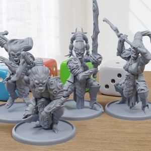 Gith Raiders - 3D Printed Minifigures for Fantasy Miniature Tabletop ...