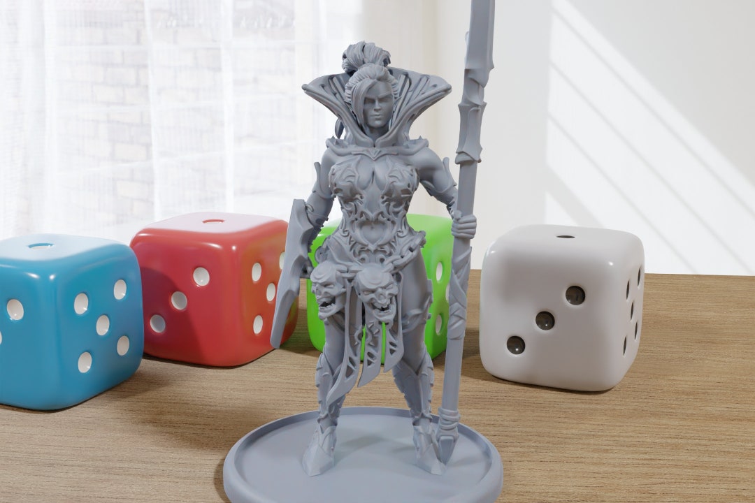 Olenia Diego - 3D Printed Minifigure - Proxy Minis for Dnd, Baldurs ...