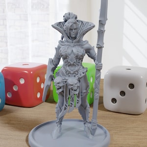 Olenia Diego - 3D Printed Minifigure - Proxy Minis for Dnd, Baldurs ...